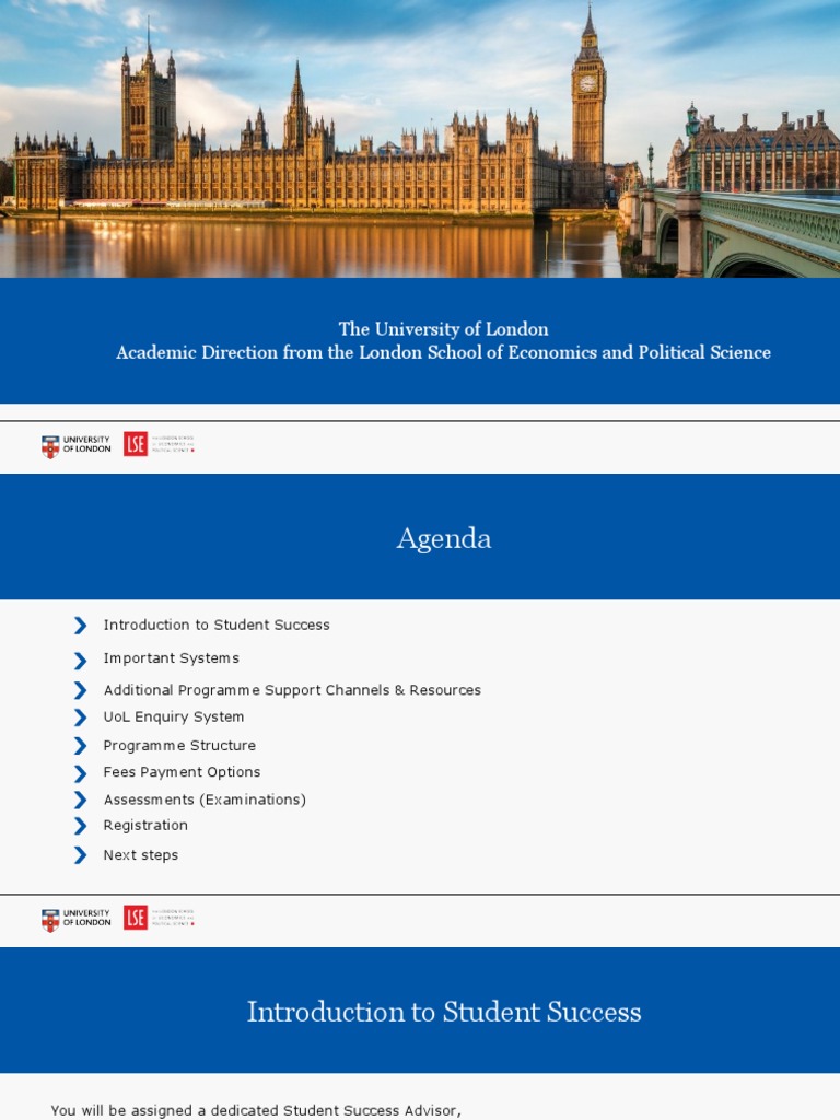 UoL - EMFSS Online Taught Programme Orientation | PDF | Credit | Finance & Money Management