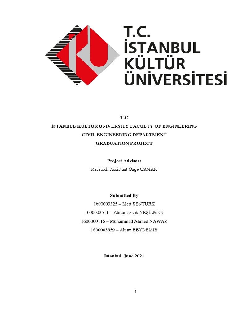Graduation Project Report | PDF | Beam (Structure) | Column