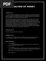 Chemistry Project Class 12 | PDF | Honey | Chemical Substances