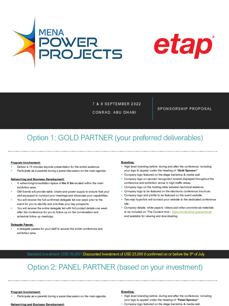 ETAP Automation Proposal - MENA Power Projects | PDF | Websites | Mass ...