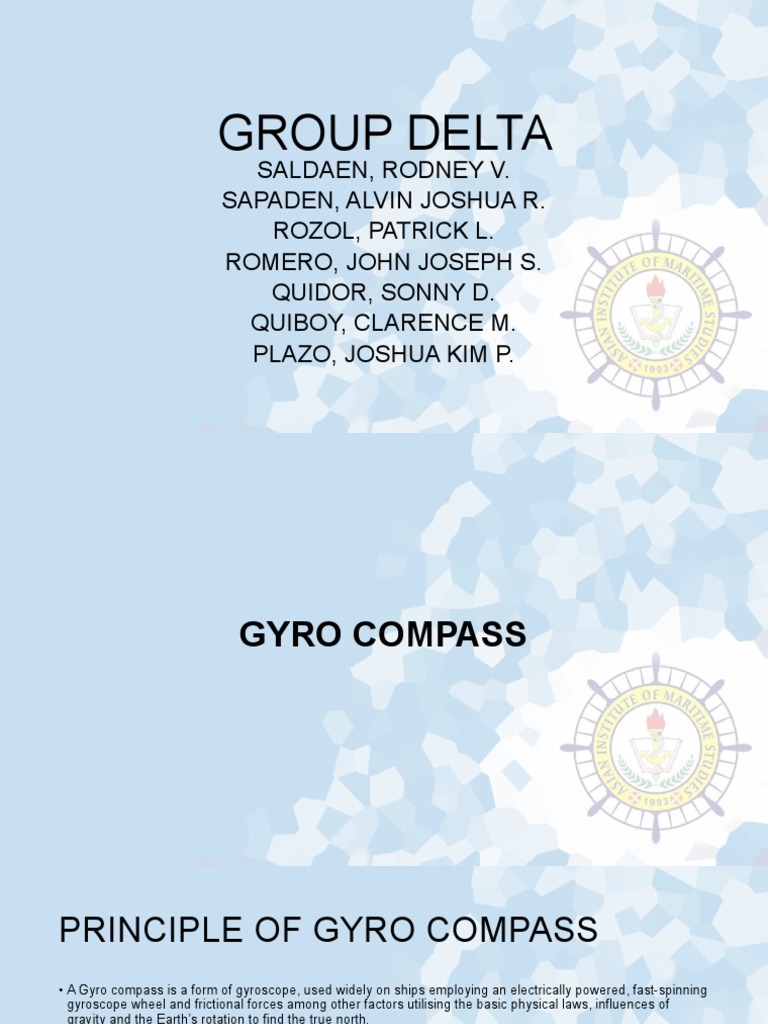 Group-Delta-Gyro-Compass (Final Report) (MT33-B3) MGMT 2 332 | PDF ...
