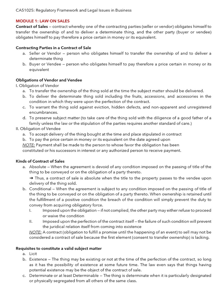 RFLB Reviewer (Module 1) | PDF | Auction | Offer And Acceptance