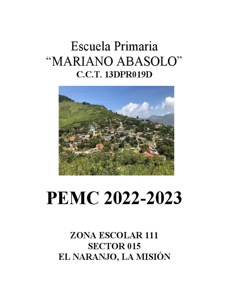 Pmce El Naranjo | PDF | Método de enseñanza | Educación primaria