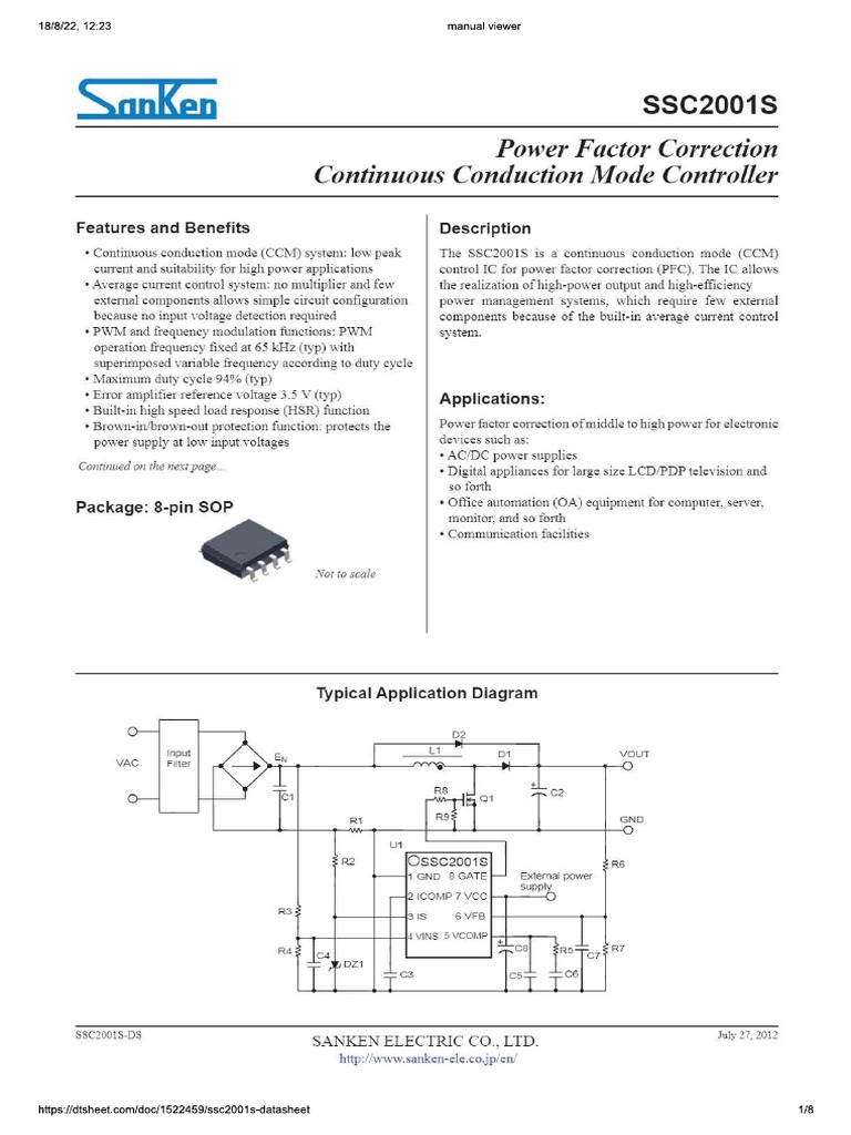 SC2001 Ic Oscilador | PDF