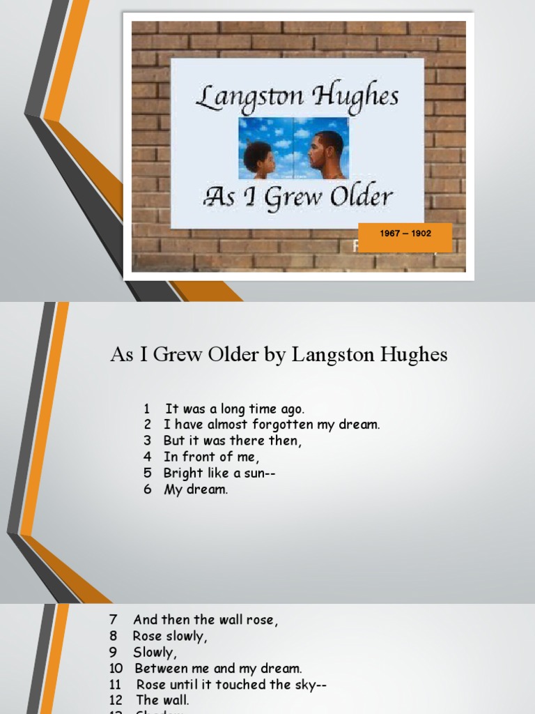 As I Grew Older HOTS | PDF