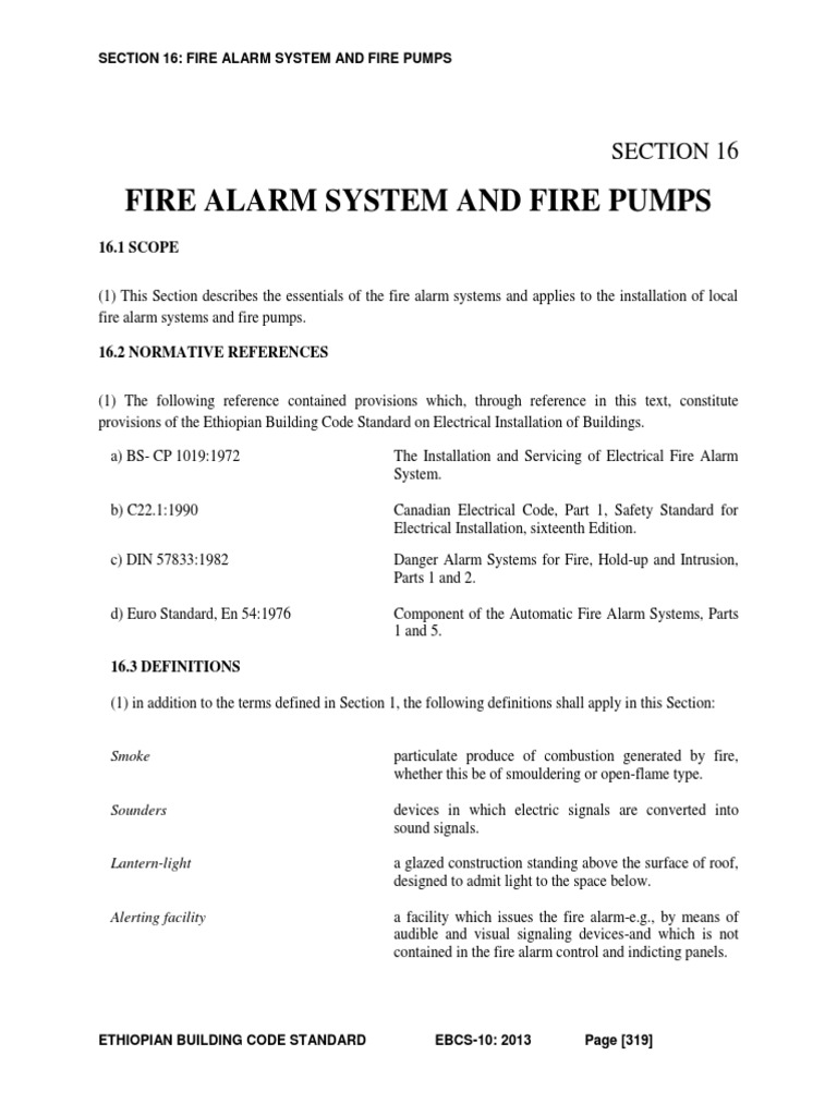 Fire Alarm System and Fire Pumps HALF | PDF