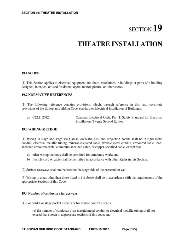 Theater Installation | PDF | Electrical Wiring | Ac Power Plugs And Sockets