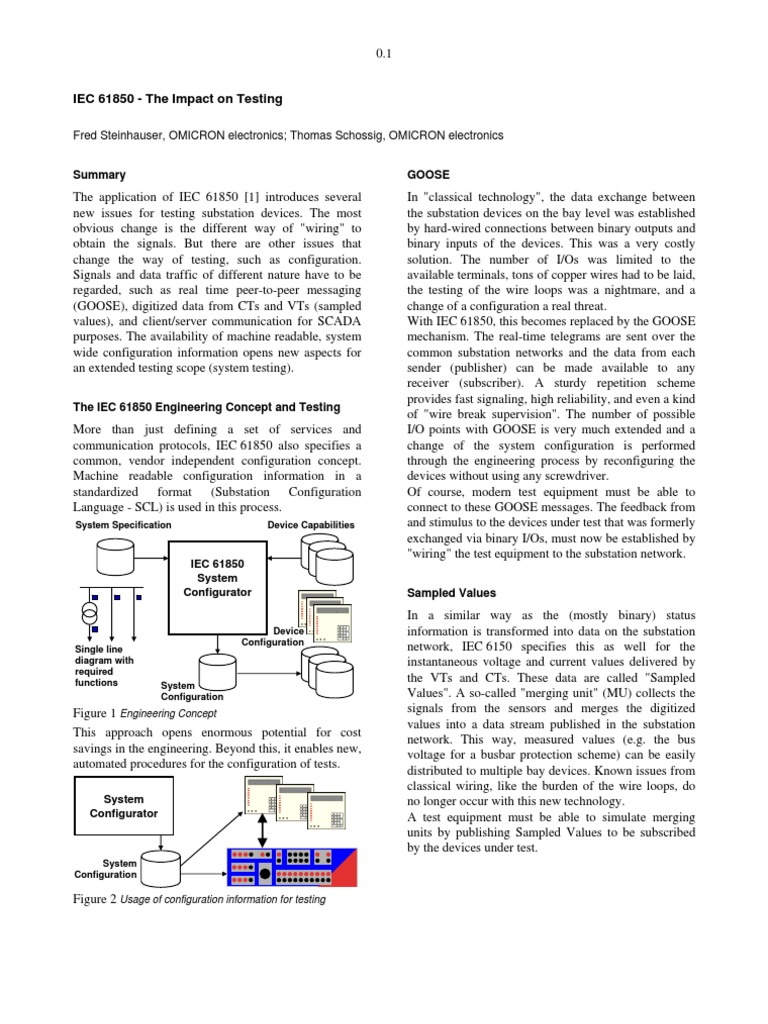 IEC 61850 Impact On Testing Article PACWorld ENU | PDF | Electrical ...