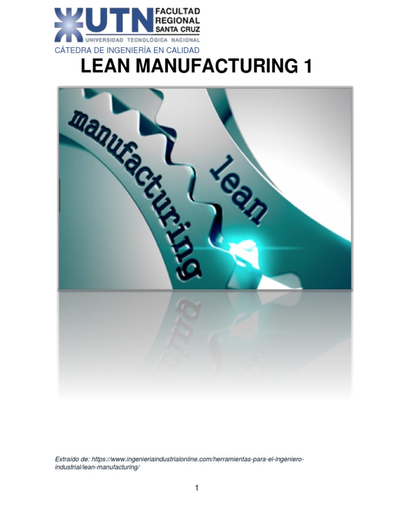 LM 1 | PDF | Lean Manufacturing | Calidad (comercial)