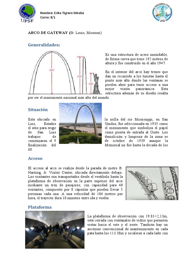 Arco Gateway | PDF | Ingeniería estructural | Diseño arquitectonico