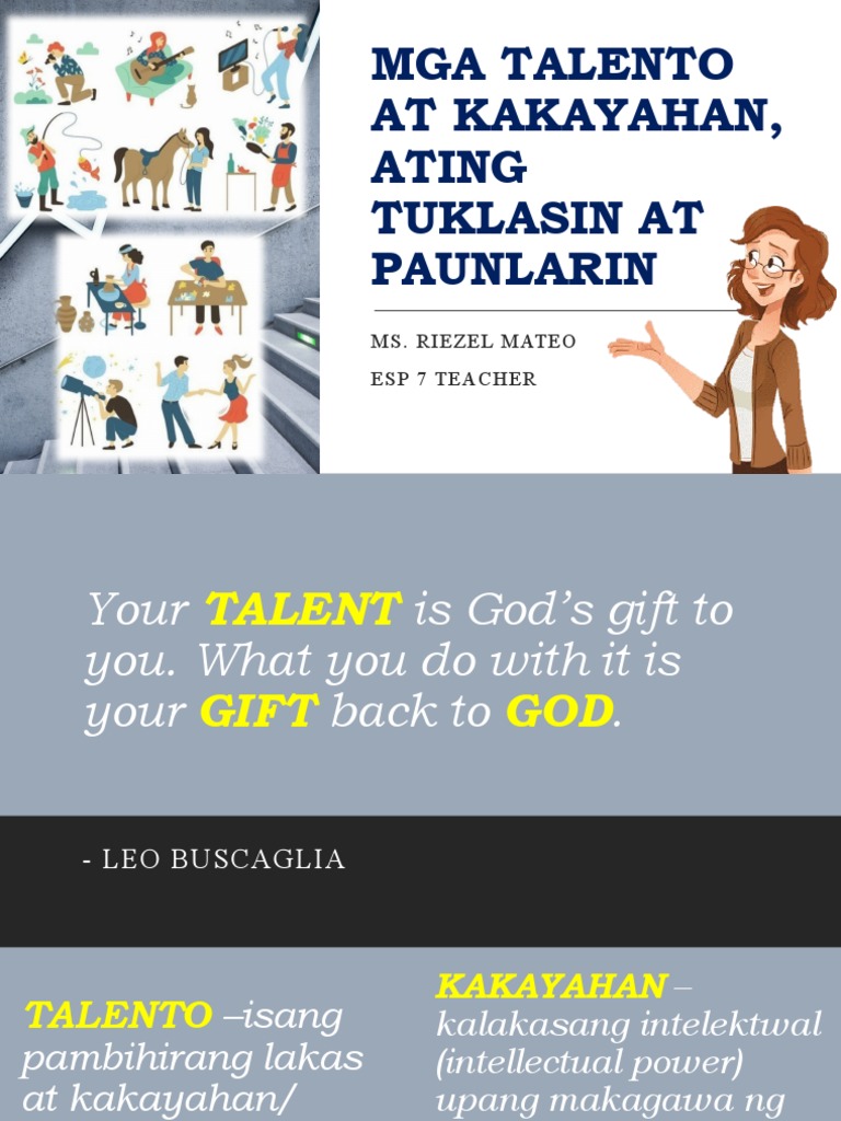Mga Talento at Kakayahan | PDF