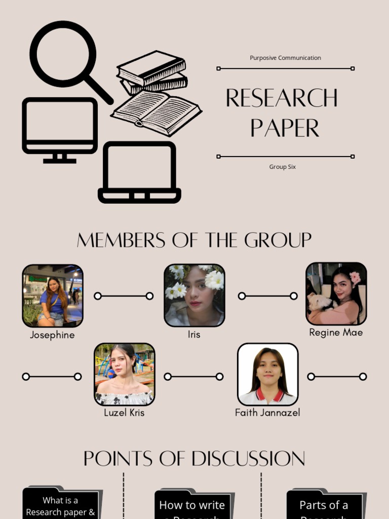 Research Paper PPT (Purposive Communication) | PDF