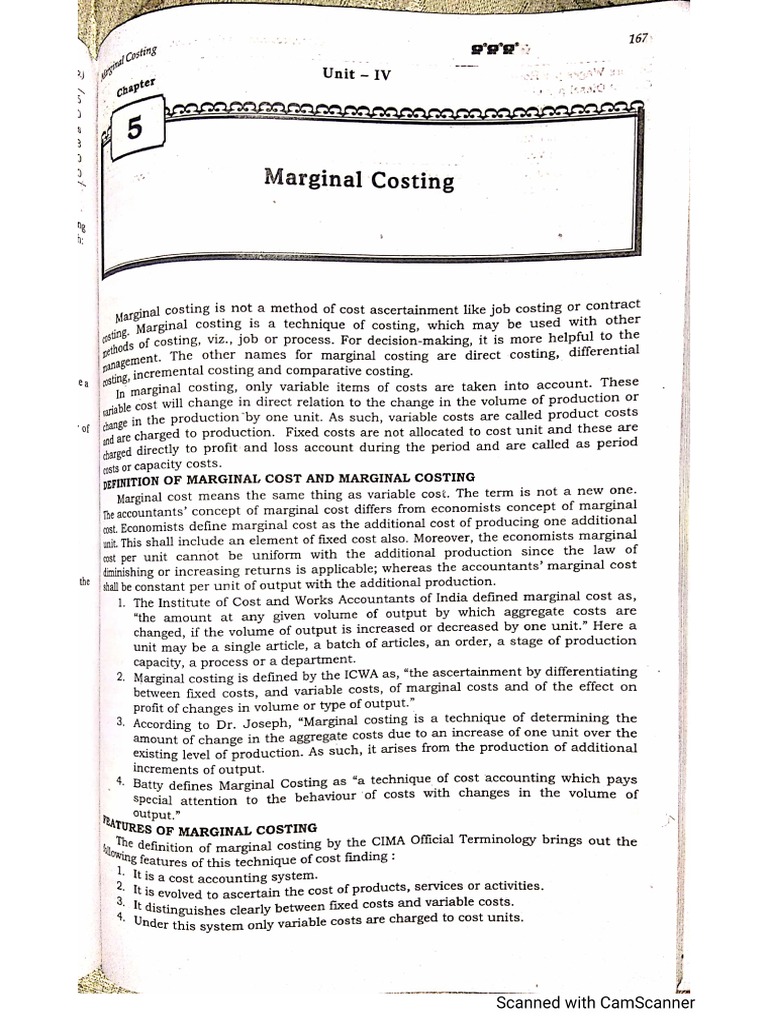 5.marginal Cost | PDF