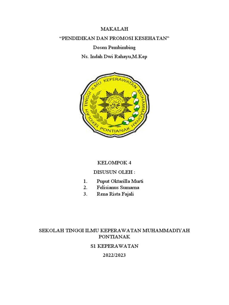 Makalah Promkes | PDF
