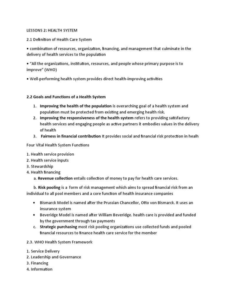 Summary of HIS | PDF | Health Informatics | Health Care