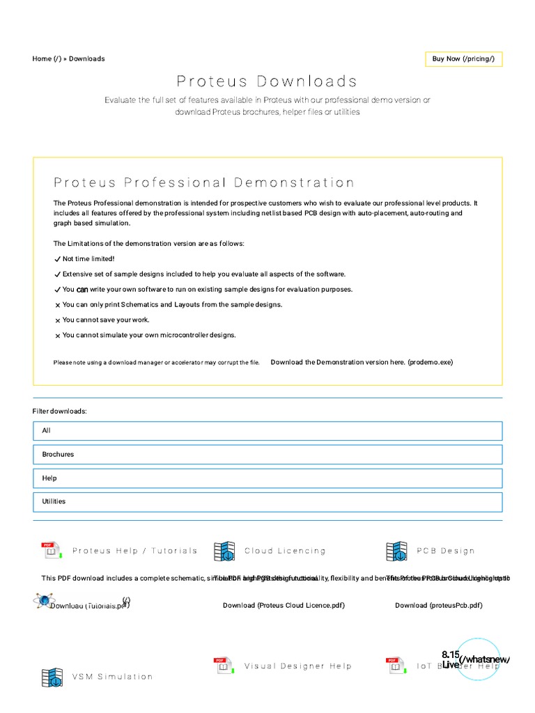Proteus EDA Software - Labcenter Electronics | PDF