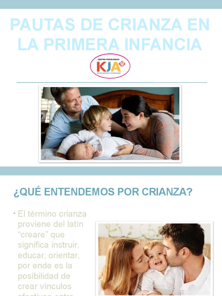 Pautas de Crianza en La Primera Infancia | PDF | Cognición | Conceptos psicologicos