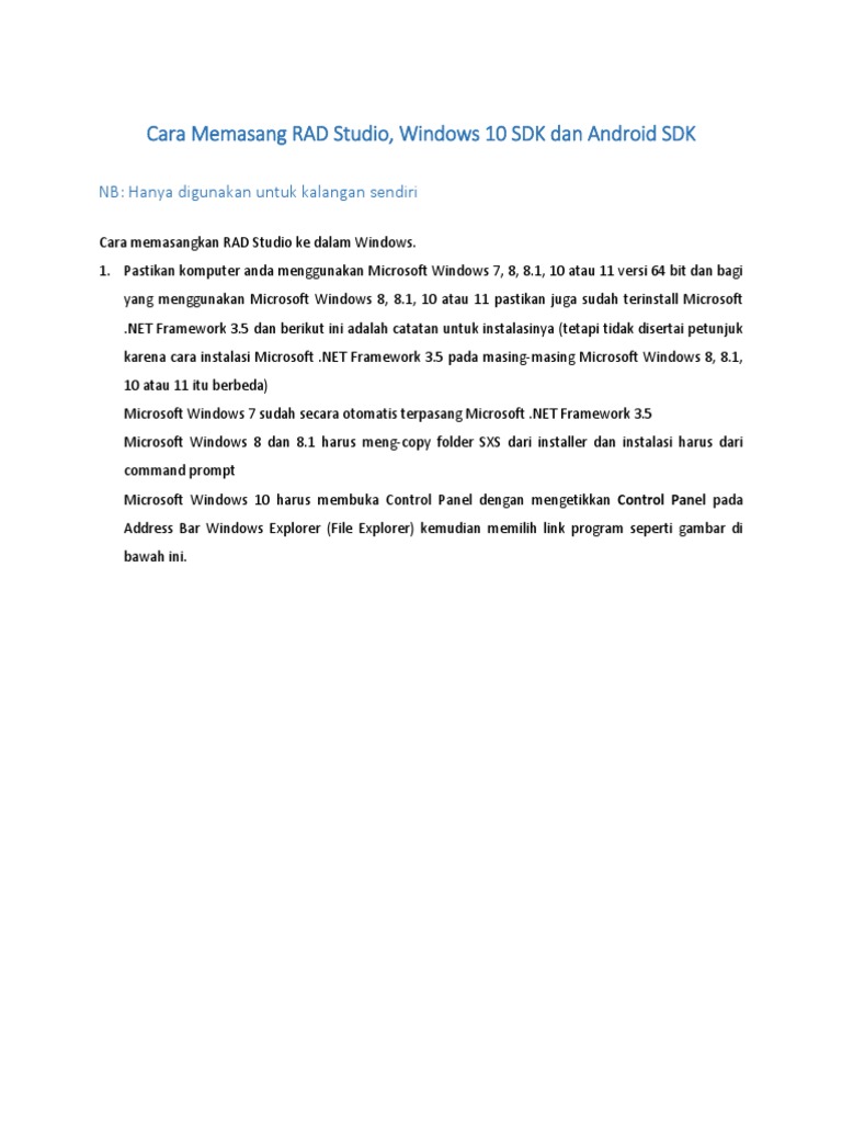 MENGEMBANGKAN APLIKASI MOBILE DENGAN RAD STUDIO | PDF