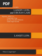 Ubusan ng Lahi: Game Overview and History | PDF