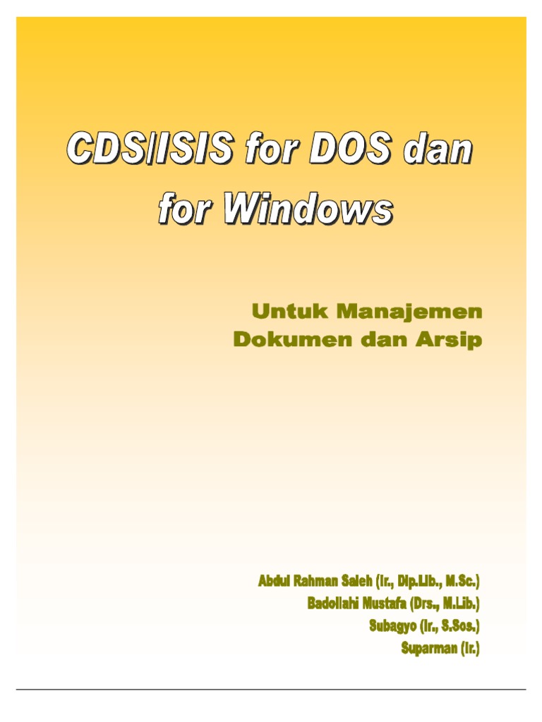Abdul Rahman Saleh - Isis For Windows (230 Hal) | PDF