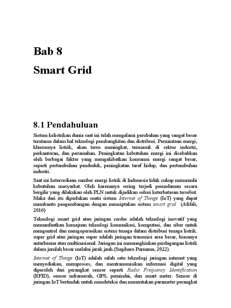 BAB 8 Smart Grid | PDF