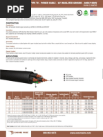 Power Cable Data Sheet | PDF | Components | Force