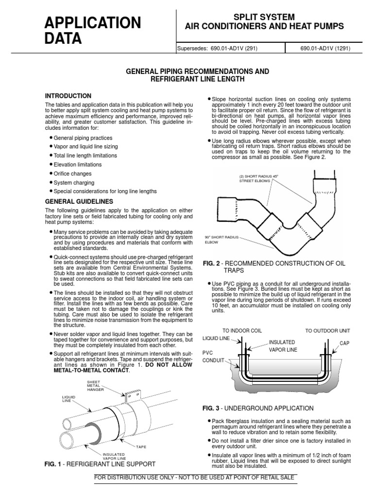 Refrigerant Line Sizing and Guidelines | PDF | Pipe (Fluid Conveyance) | Pump