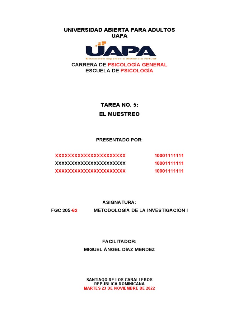 TAREA 5 (1) Metodologia | PDF