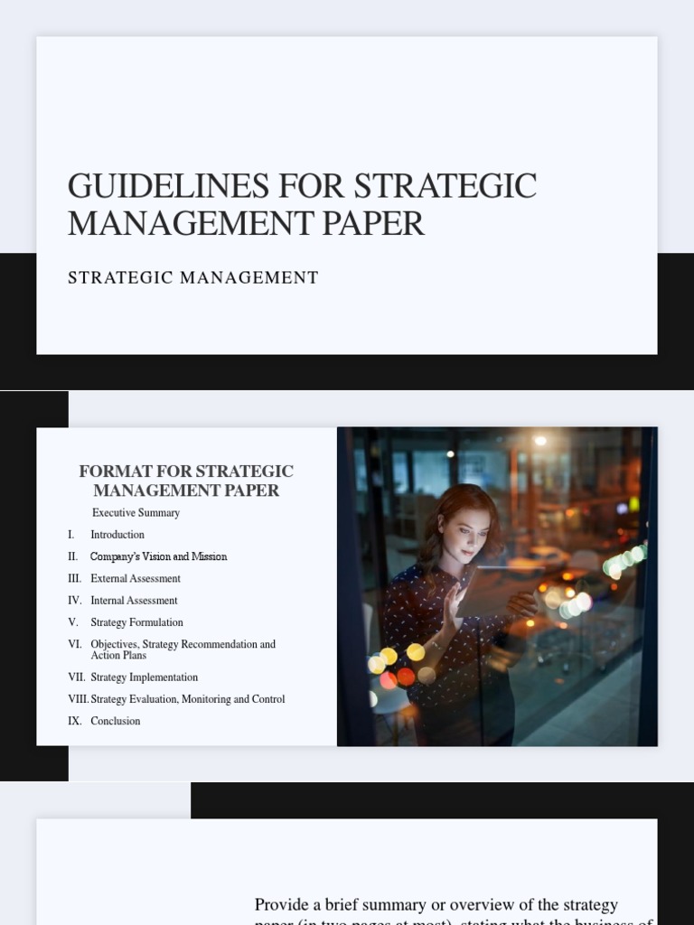 Strama Paper Format | PDF | Strategic Management | Evaluation