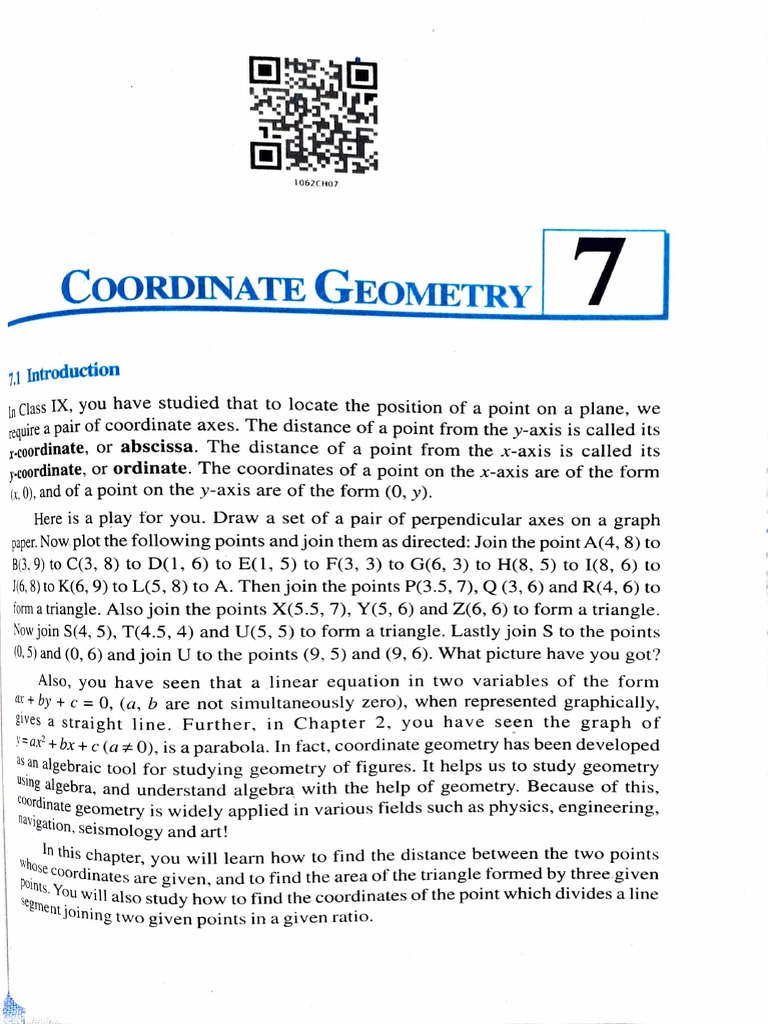 Coordinate Geometry for Class IX | PDF | Teaching Methods & Materials