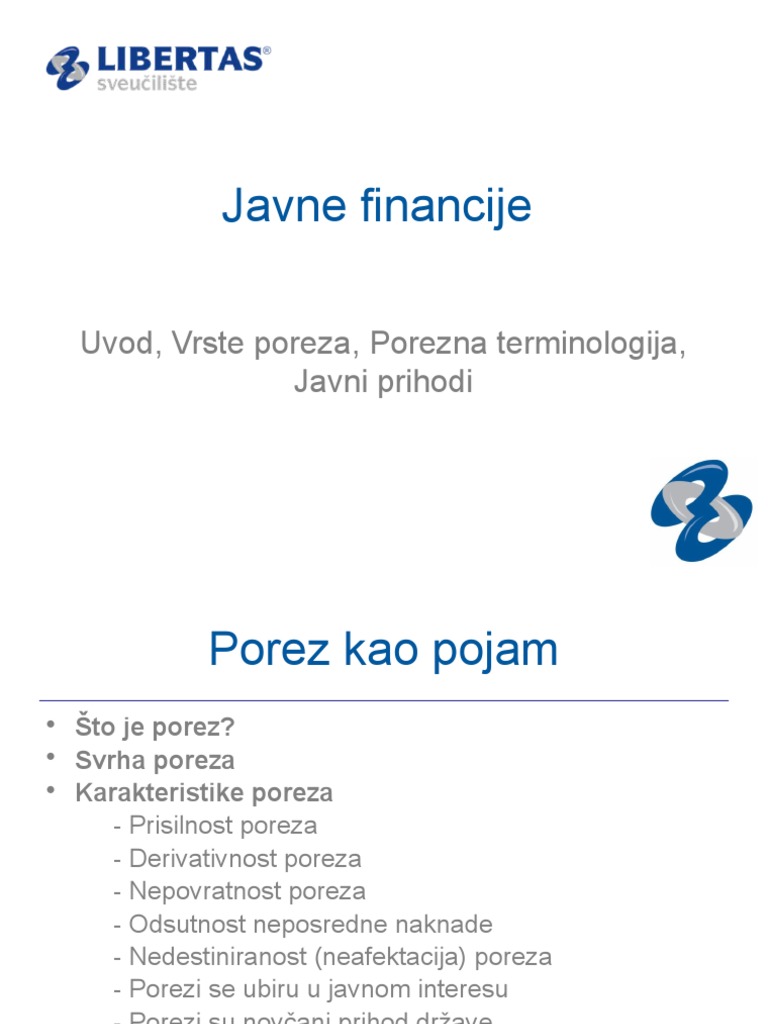 Porezi 1 | PDF