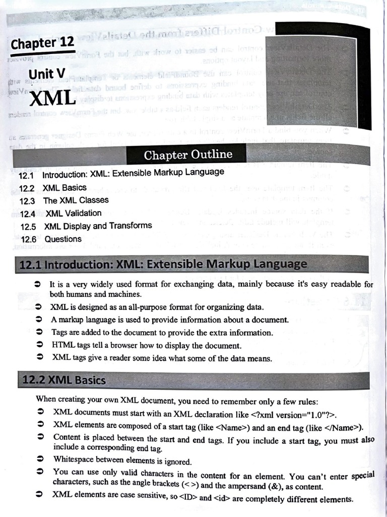 Chapter 12 AWP | PDF | Xml Schema | Xslt