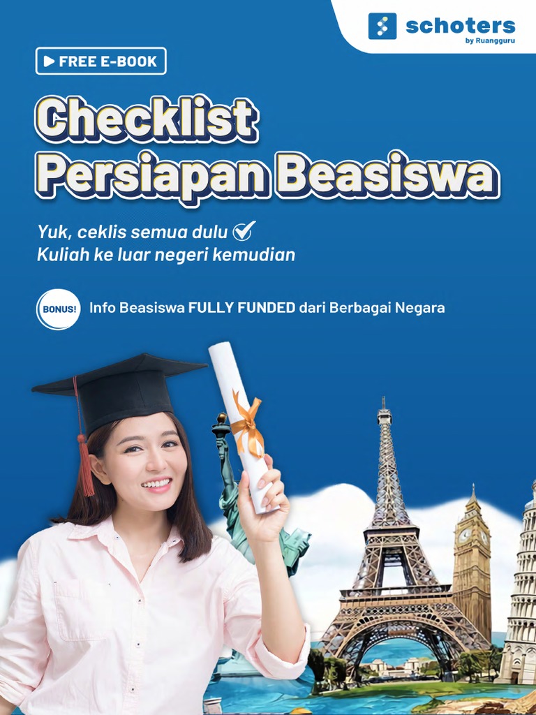Booklet Checklist Persiapan Beasiswa | PDF