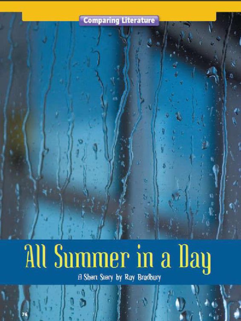 All Summer in A Day Bradbury Ray | PDF | Art | Young Adult