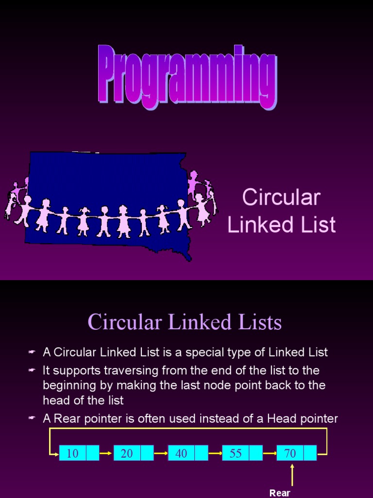 9circular Linked List Pdf Computer Programming Algorithms And Data Structures 5526