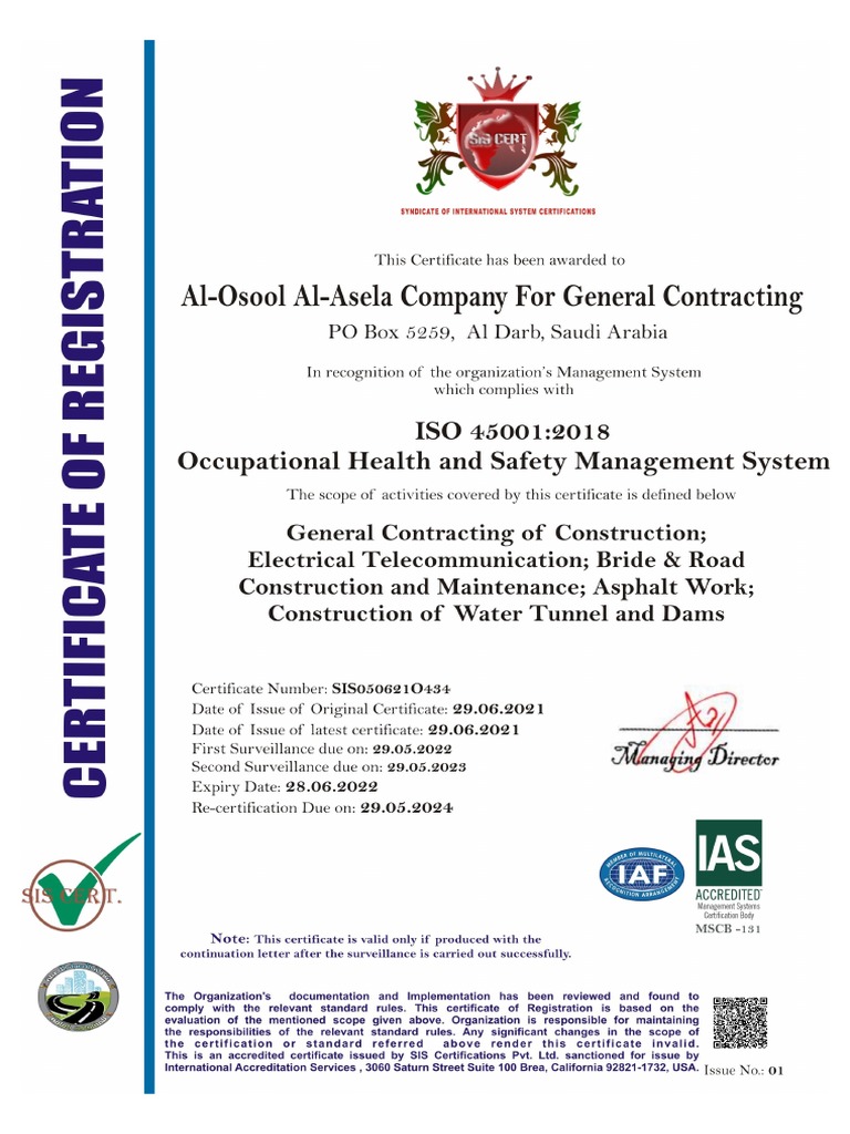 Al-Osool Al-Asela Company For General Contracting-45 | PDF