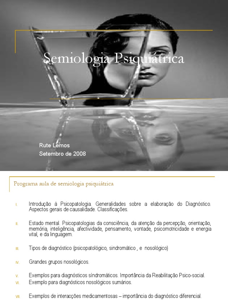 Understanding Psychiatric Semiology: An Overview of Psychopathology ...