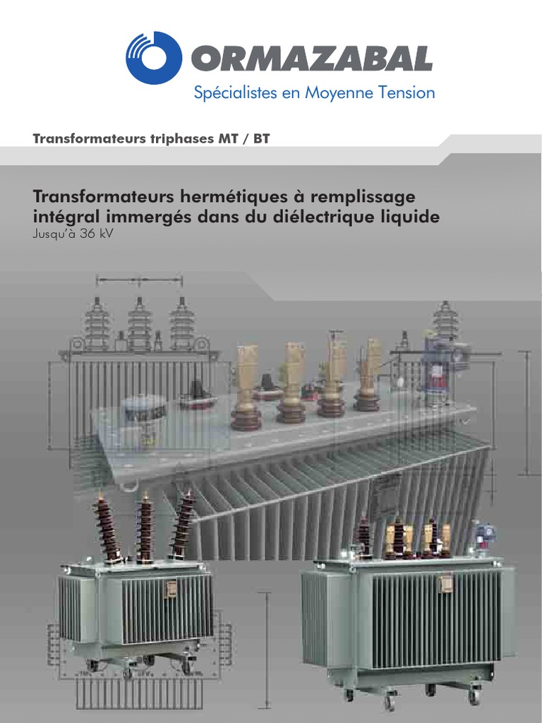 Transformateurs MT/BT jusqu'à 36 kV | PDF | Transformateur électrique ...