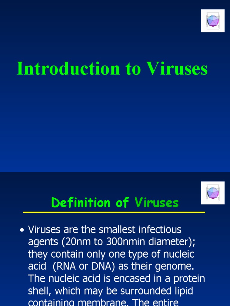 Introduction To Viruses | PDF | Virus | Interferon