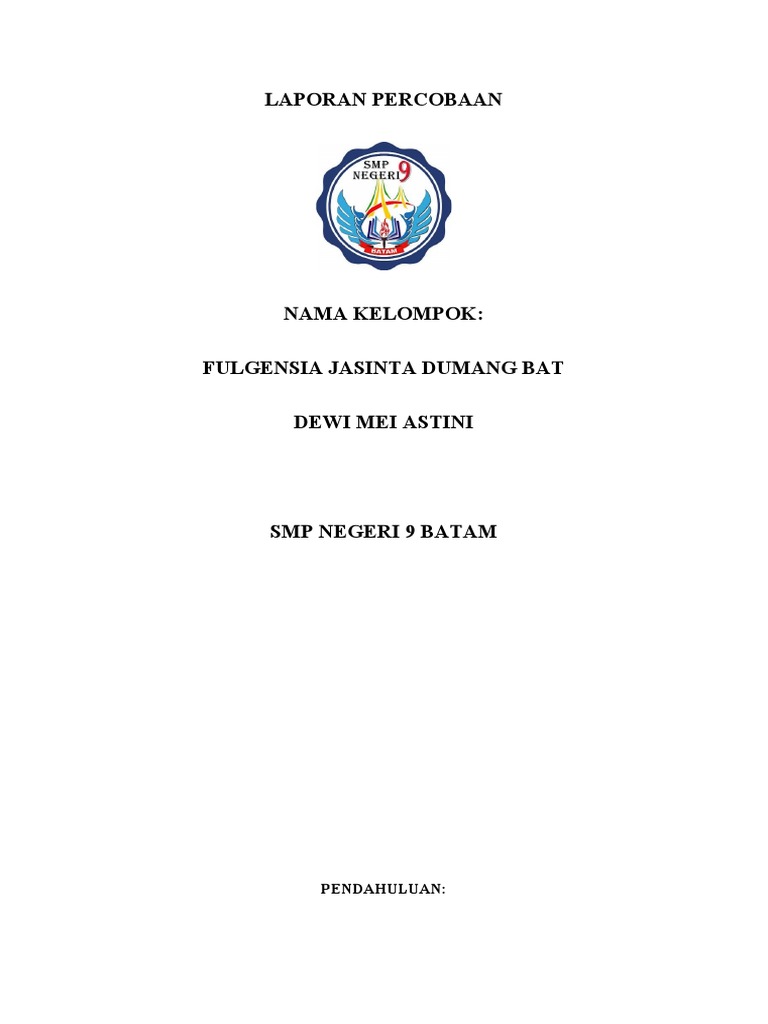 Laporan Percobaan 888888 | PDF