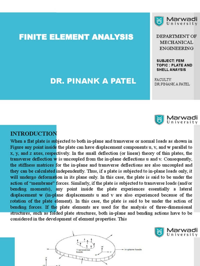 FEM Plate and Shell | PDF