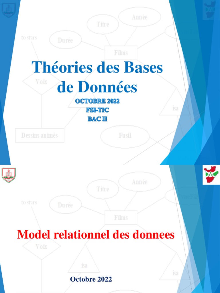 Modèle relationnel des bases de données | PDF | Base de données ...