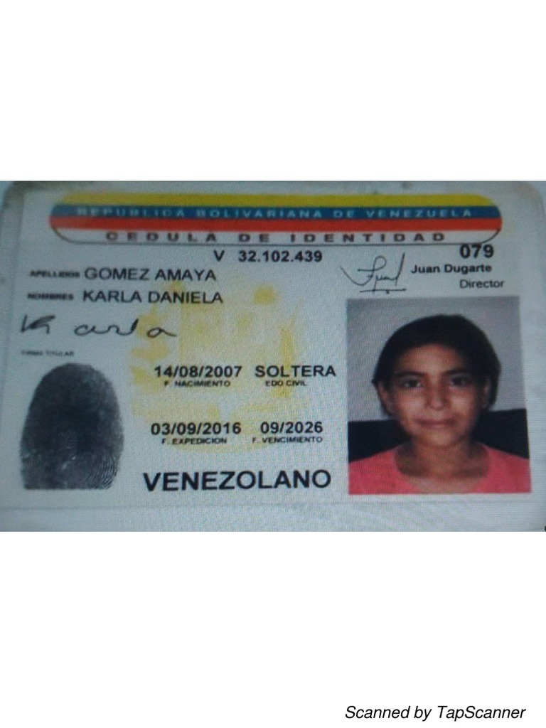 cédula Karla (p1) | PDF