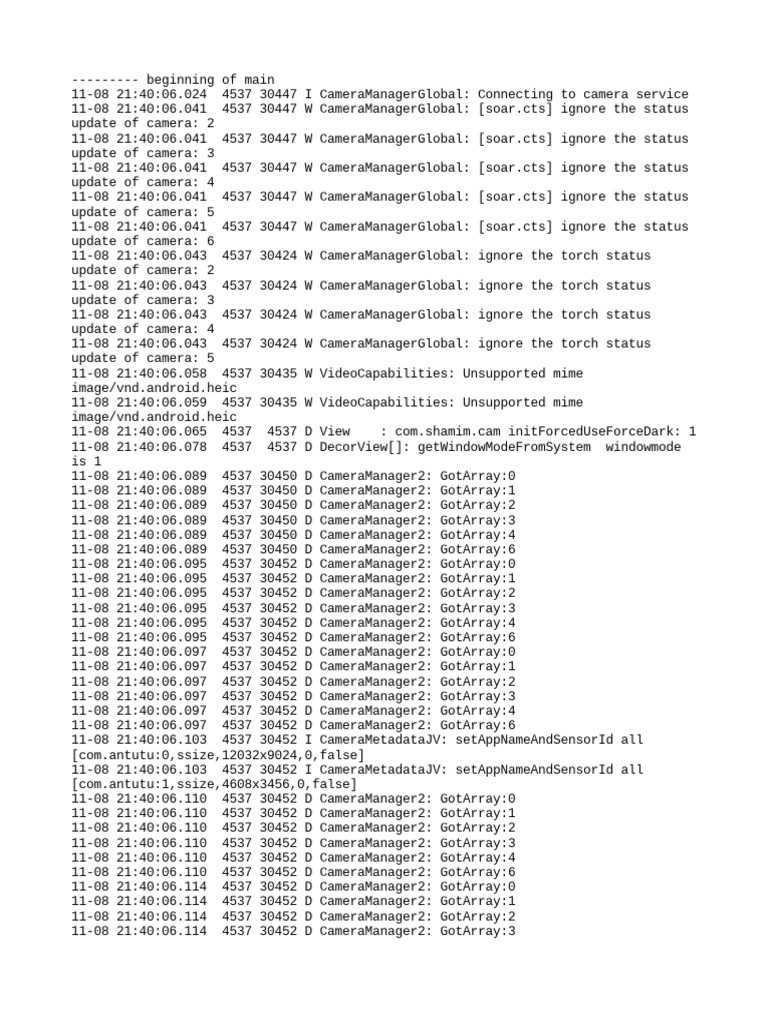Log Cat 1667914805961 | PDF | Computing | Computer Engineering