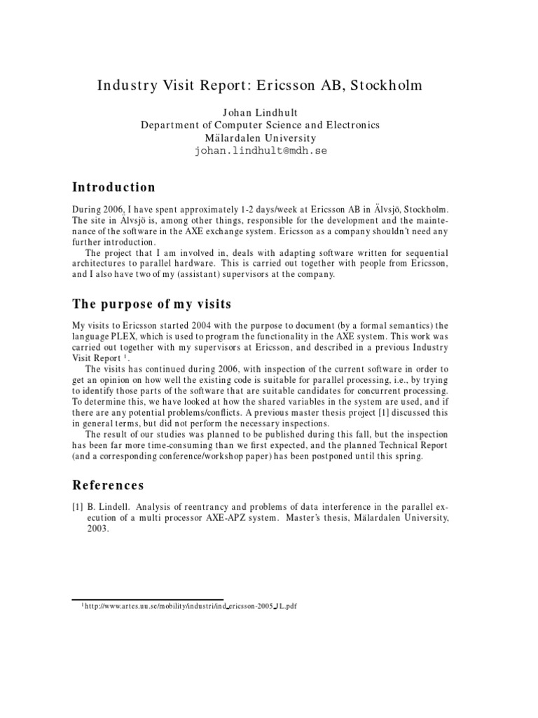 Industrial Visit Report | PDF | Simulation | Multimedia