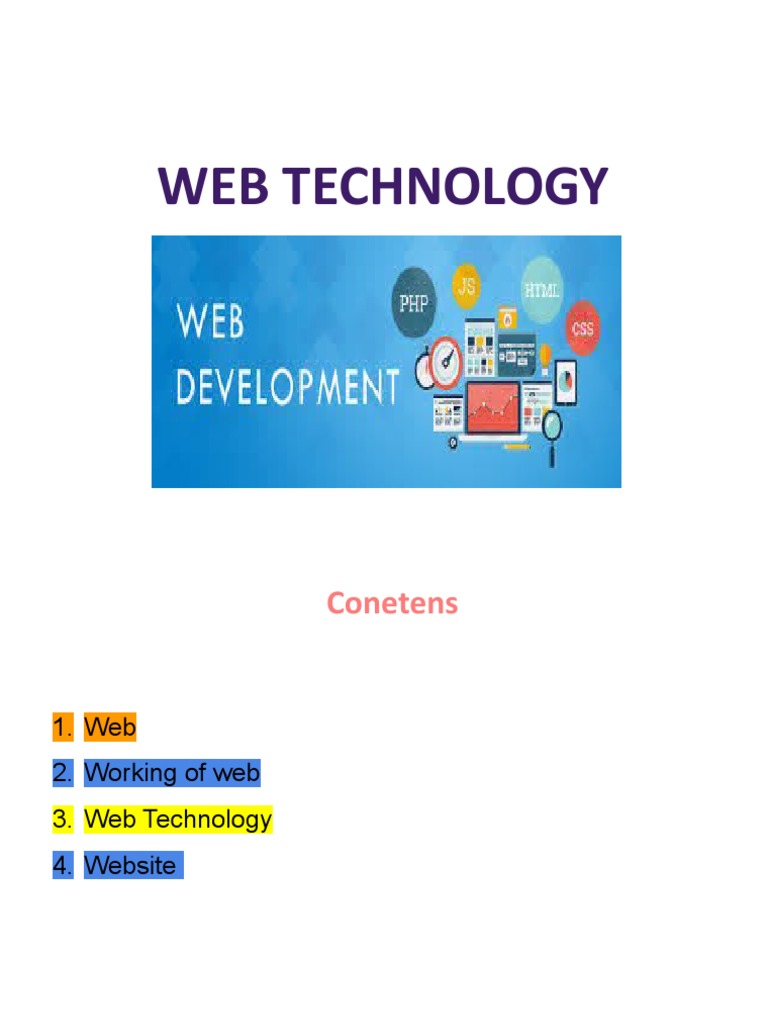 Web Technology | PDF