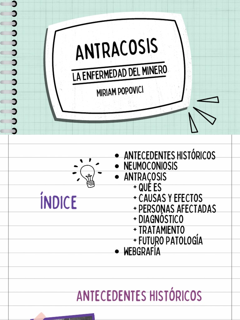 Antracosis: Causas y Tratamiento | PDF | Pulmón | Enfermedades y trastornos
