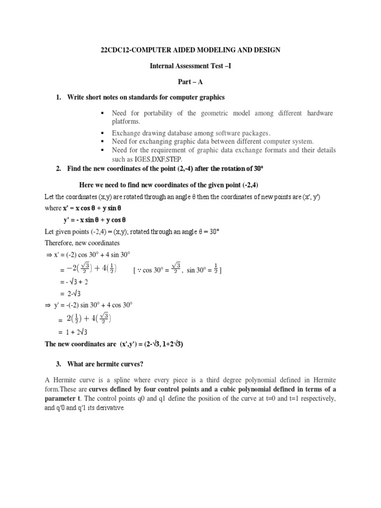 22CDC12 Answers | Download Free PDF | Mathematical Analysis | Mathematical Objects