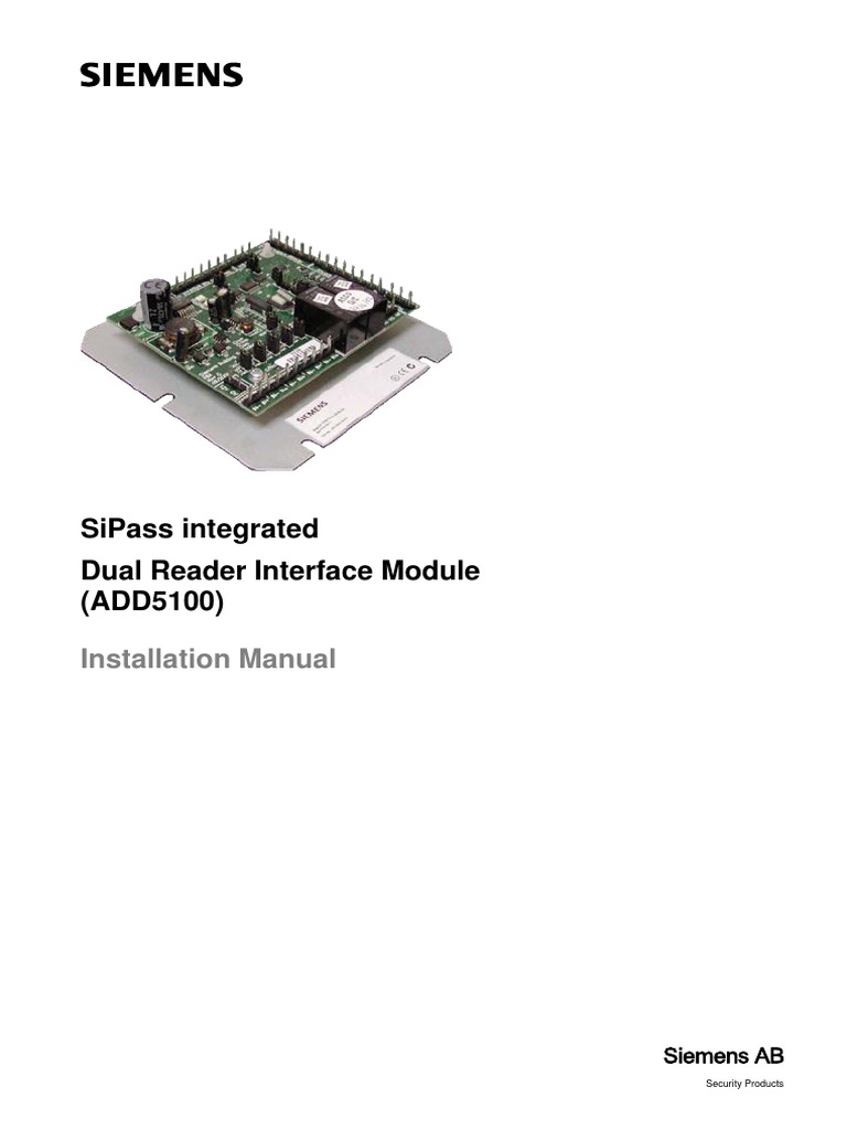 ADD5100 Installation Manual - INGLES | PDF