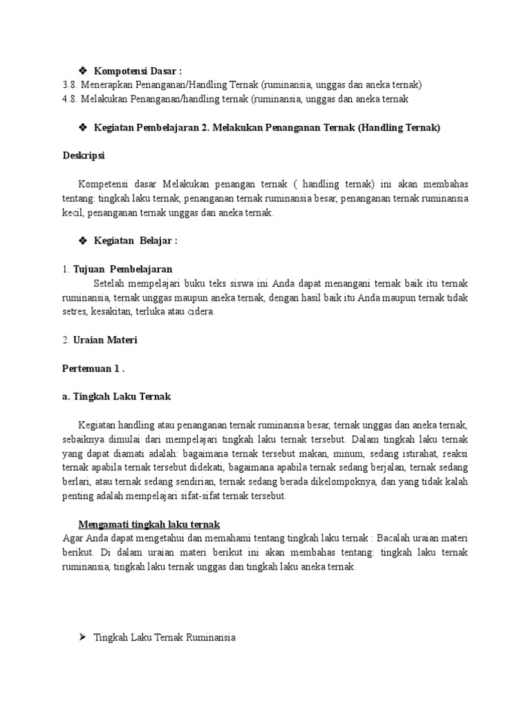 Materi Ajar KD 3.8 Kelas X Atu | PDF